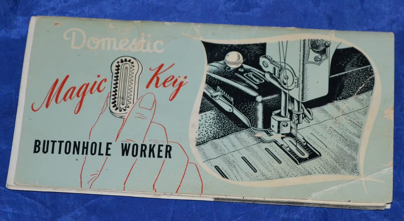 MANUAL DOMESTIC BUTTONHOLER MAGIC KEY BUTTONHOLE WORKER Electronic Man