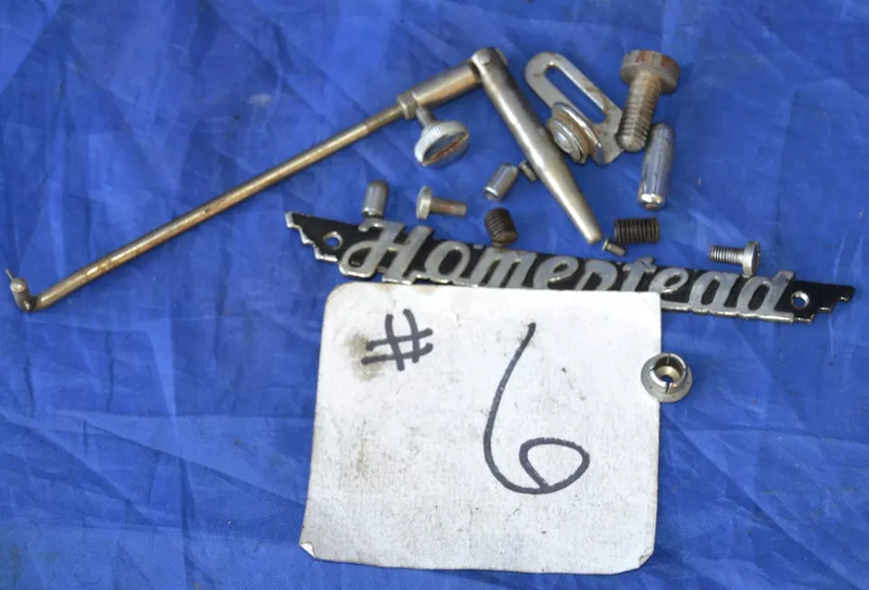 GREASE CAPS/TAG/THREAD GUIDE HOMESTEAD SEWING MACHINE ORIGINAL