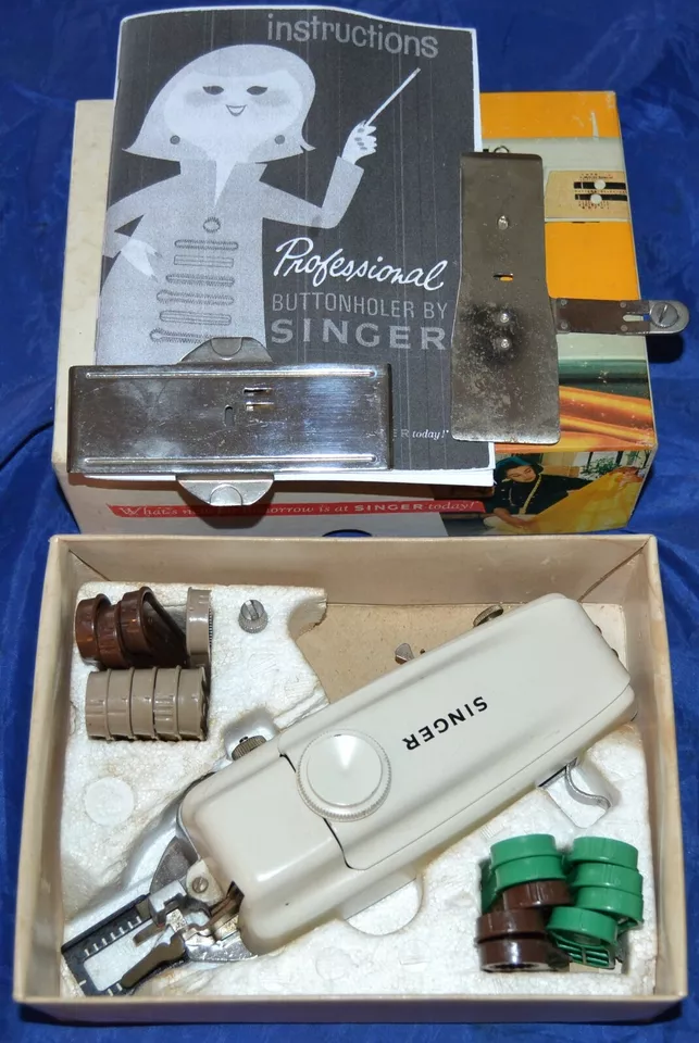 PROFESSIONAL BUTTONHOLER SINGER VERTICAL