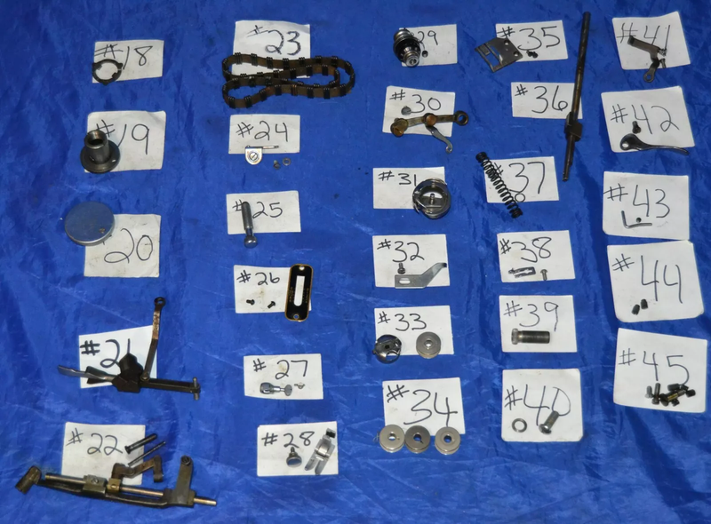 SINGER 319W ZIGZAG SEWING MACHINE ORIGINAL USED PARTS GOOD CONDITION