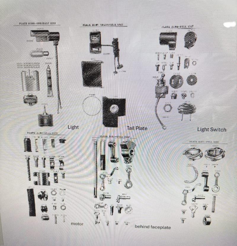 Singer Featherweight Vintage Original Parts Breakdown 221 and 222