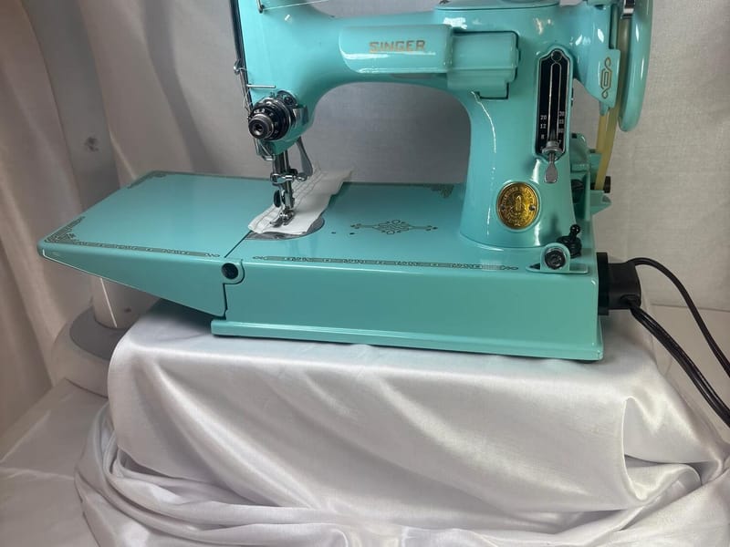 Singer Featherweight Mystic Blue of Blue for the Next Boy Baby