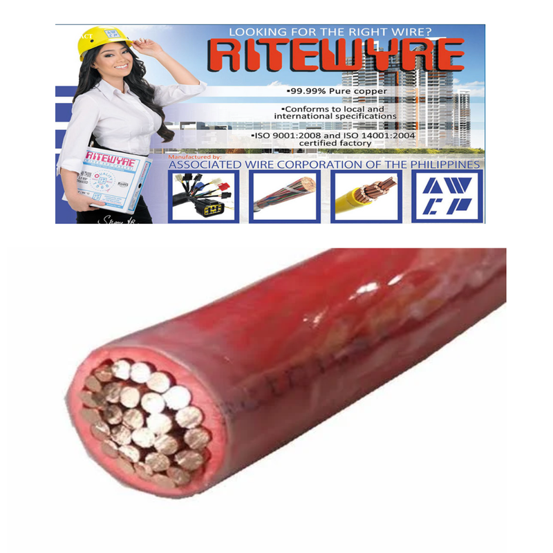 AWCP (RiteWyre) 38mm- 500mm THHN CABLE WIRE per meter - T3IP Trading