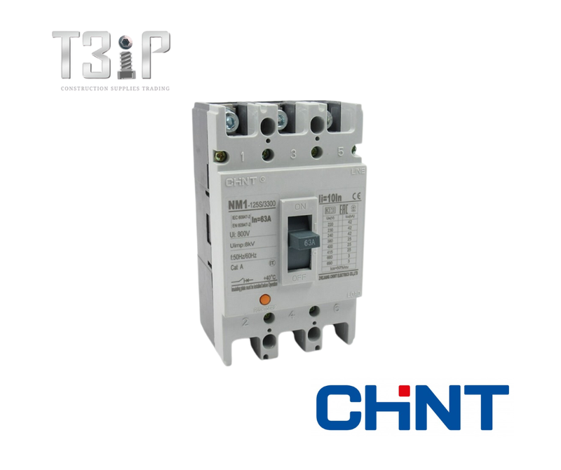 TYPE S – 3 POLE MCCB 50KAIC - T3IP Trading