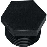 2" NPT X HEX Poly Plug - Knoxville Farm and Home