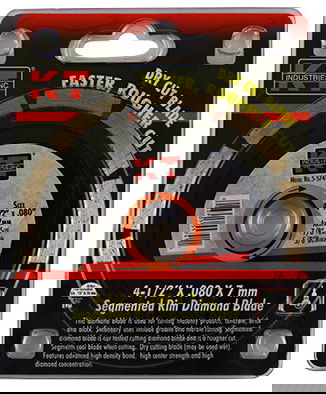 4" Segmented Rim Diamond Blade - Knoxville Farm and Home