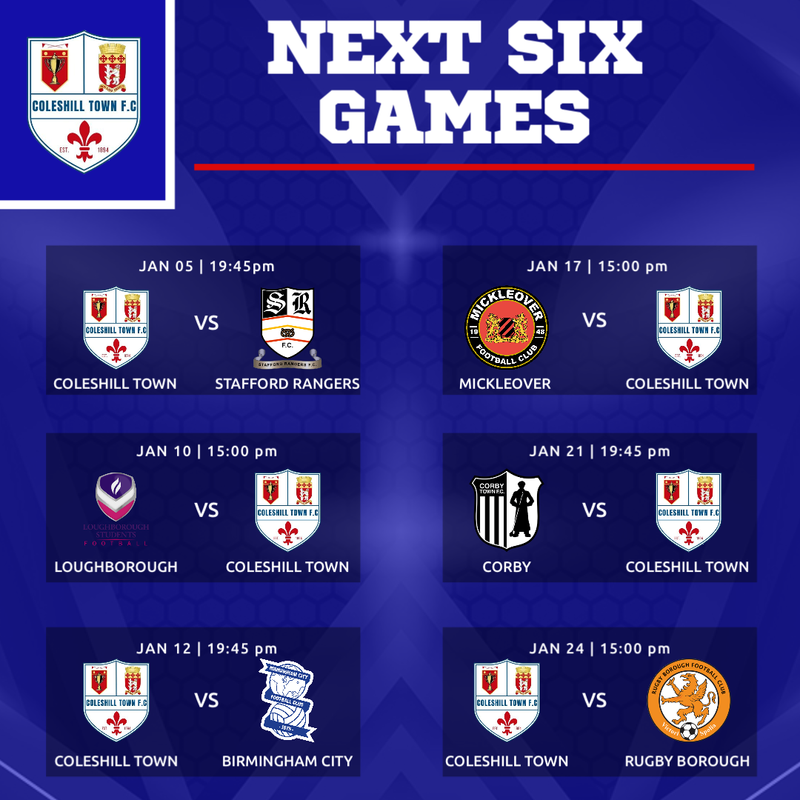 A Huge January Ahead – The Colemen Need You More Than Ever - Coleshill ...