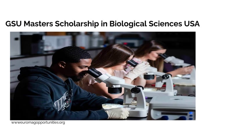 GSU Masters Scholarship in Biological Sciences USA