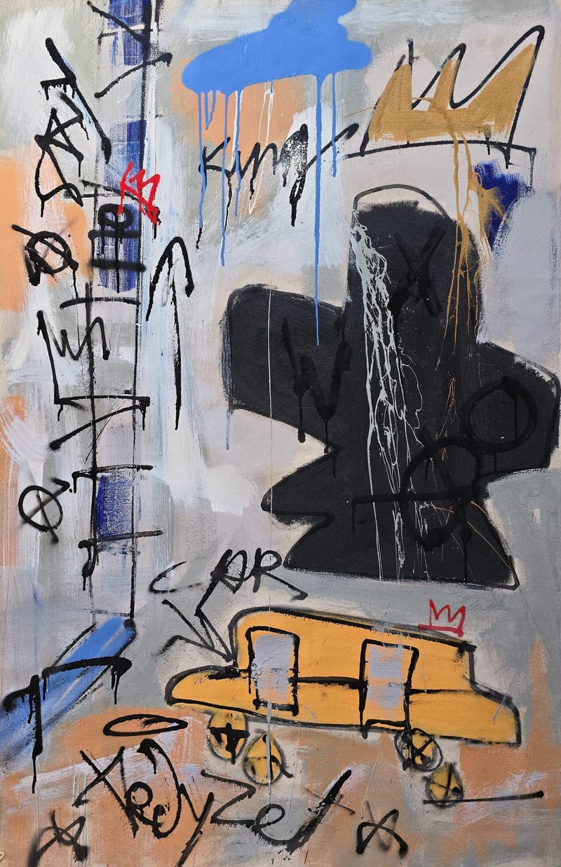 Rave #8 by TedyZet – Expressive Graffiti-Inspired Artwork