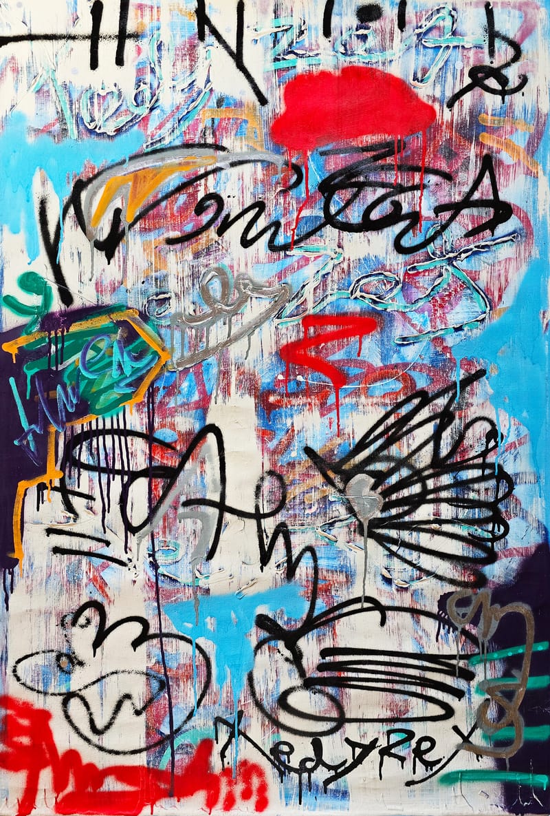 Rave #8 by TedyZet – Expressive Graffiti-Inspired Artwork