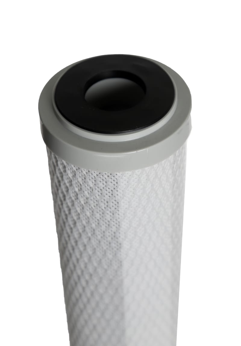 Filtro carbón activo triple entrada hogar - Manantiales del Norte