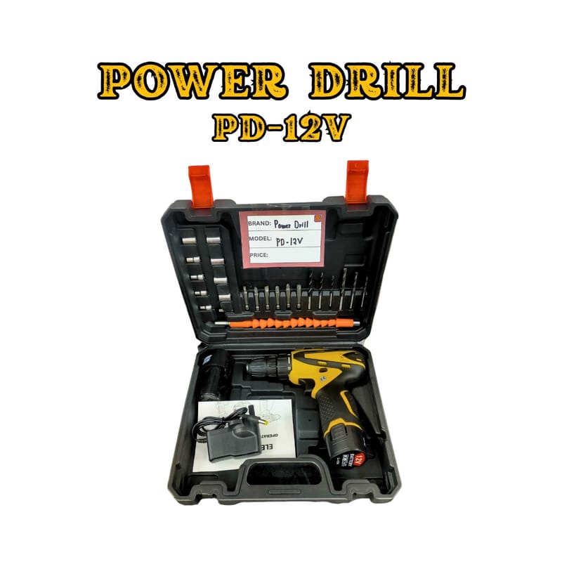 Power Drill (PD-12V) - DUMPUNA TRADING COMPANY