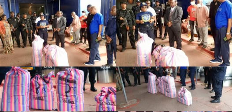 Police Seize Over 100,000 Compressed Marijuana Units in Jacob Town; No ...