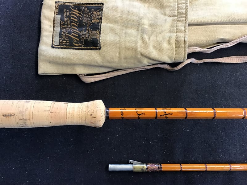 Rare vintage Pezon et Michel “Parabolic Saumon “ 10ft 8” 2 piece split ...