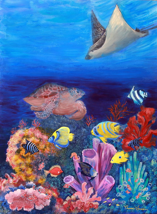 Deep Dive - SOLD! - Fine Art by Therese Verner