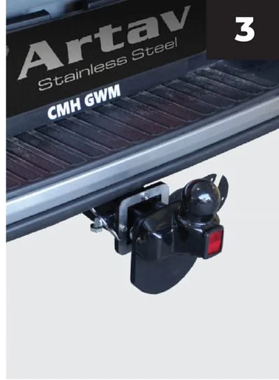 GWM P-series Artav Removable Towbar