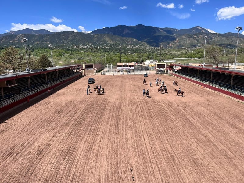 El Paso County Sheriff Mounted Unit Training - Norris Penrose Colorado ...