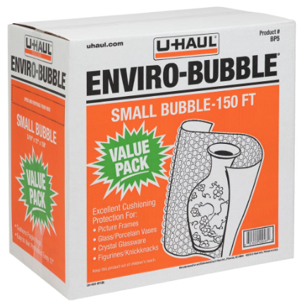 Eco-Friendly Bubble Wrap | U-Haul Enviro Bubble