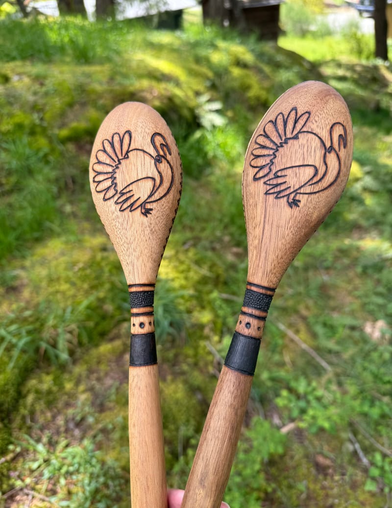 Turkey Spoon - Wild Pine Design