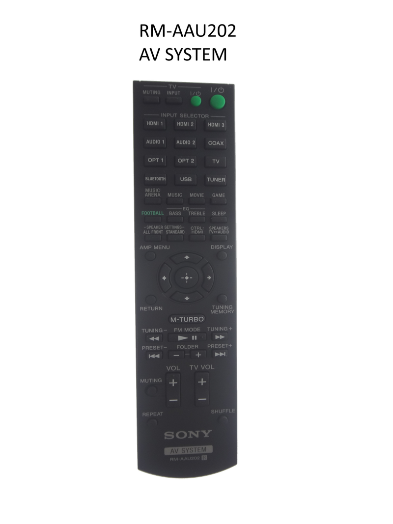 RM-AAU202 SONY AV REMOTE CONTROL - nhecomponents