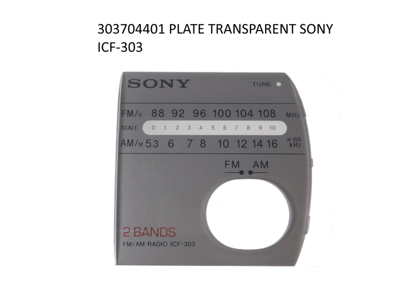 303704401 PLATE TRANSPARENT - nhecomponents