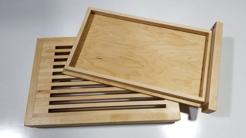 bread board with crumb drawer (MAPLE) - Whitewolf construction and ...