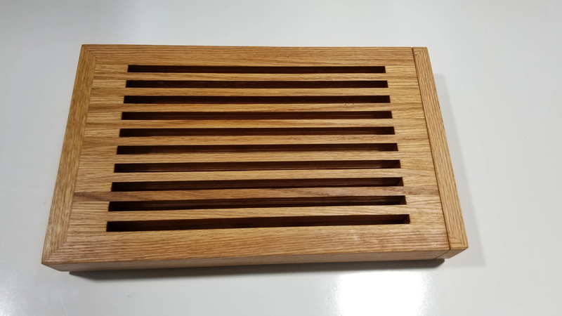 bread board with crumb drawer (OAK) - Whitewolf construction and ...