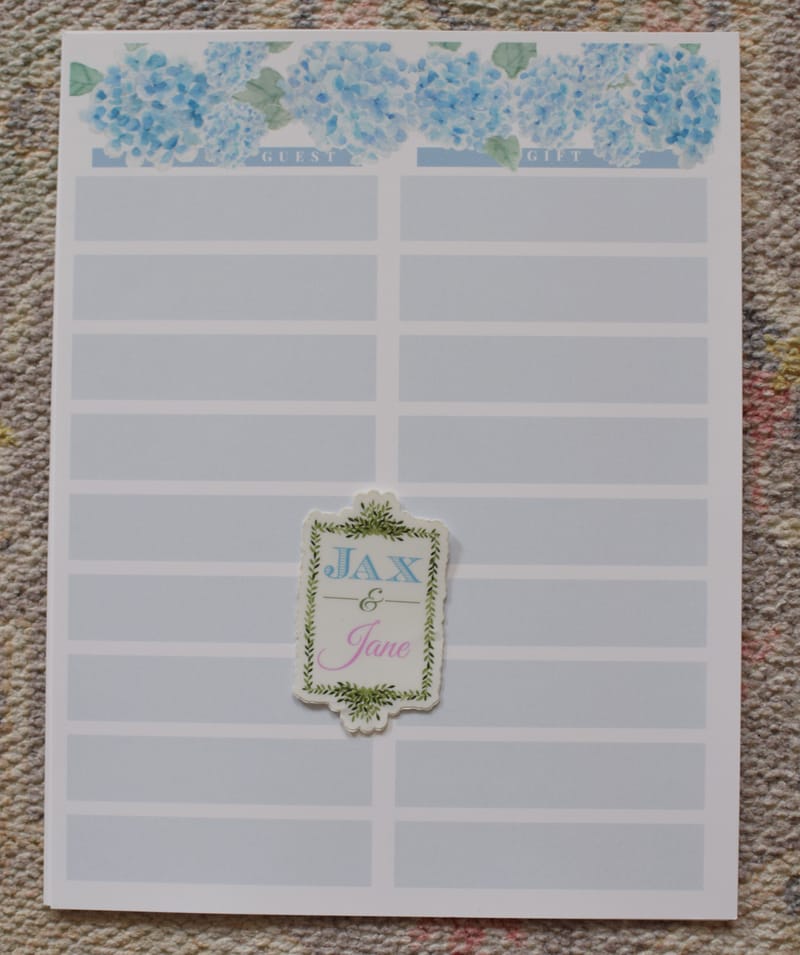 PRINTABLE Monogramming Order Forms, Embroidery Order Form, Order Form