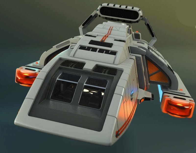 Starfleet Runabout Starship STUDIO MODEL 1/16 scale DISPLAY - CRAGGS MODELS