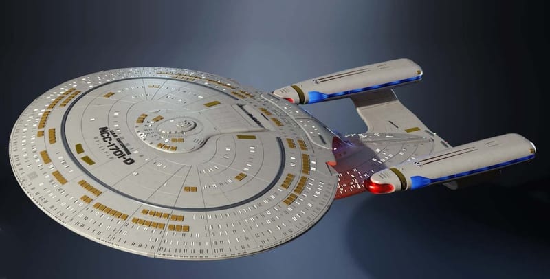 U.S.S ENTERPRISE E 1:350 SCALE 7.5 FT LONG Kit - CRAGGS MODELS