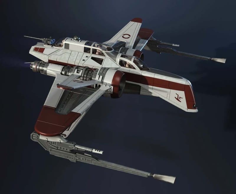 Star wars arc-170-starfighter 1/24 scale - CRAGGS MODELS