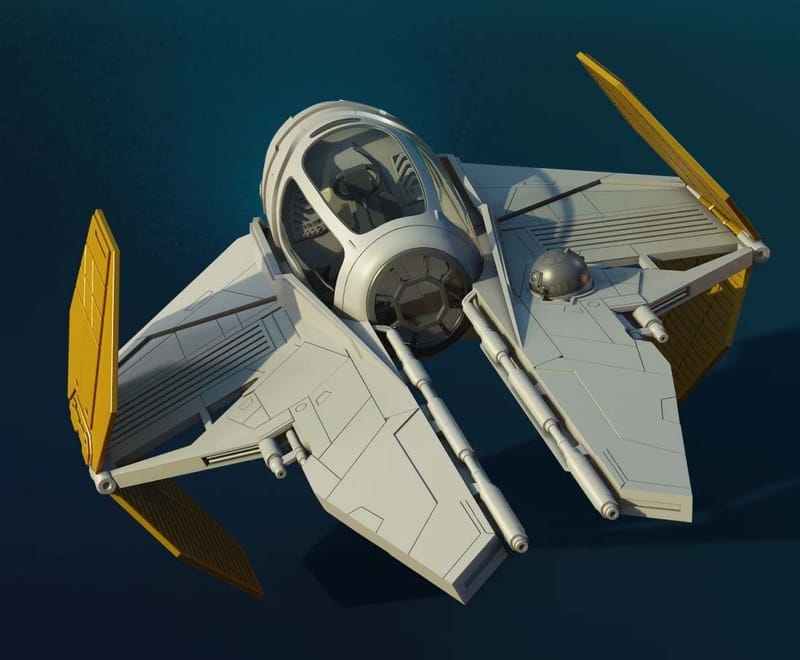 Jedi starfighter 1/6 scale - CRAGGS MODELS