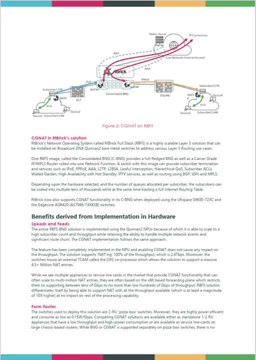 Learn more about CGNAT and how Rtbrick's software solution works