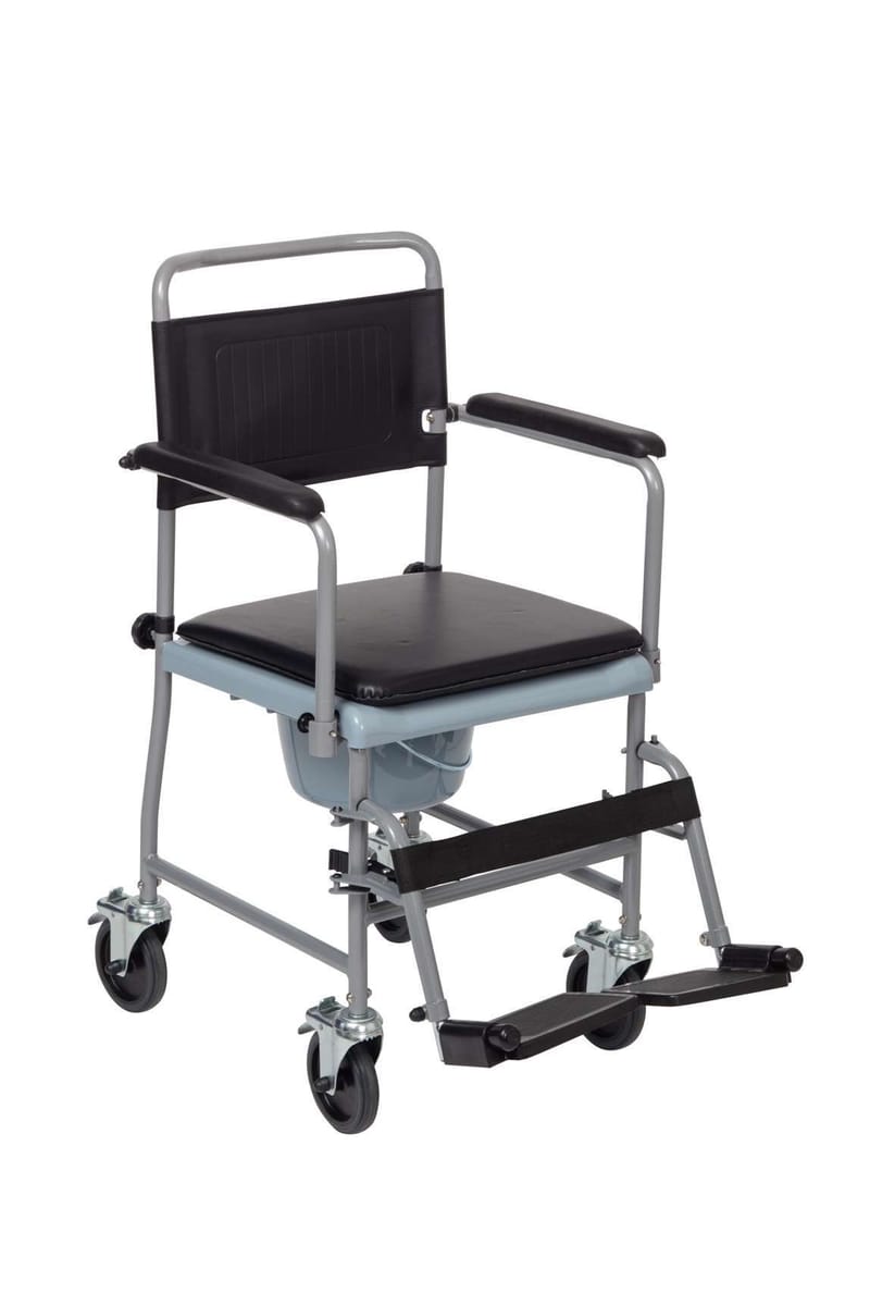 Glideabout Commode Chair - Wisbech Mobility