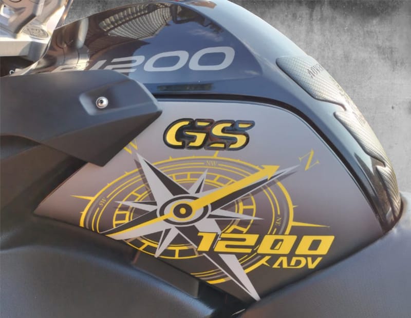 2013-22 R1200GS WRAP CHARCOAL/BLACK - RubbaTech.SA