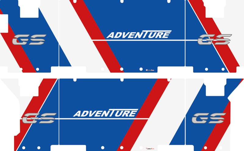 1046-20W R1200/R1250 LC GS/GSA PANNIER WRAPS - RubbaTech.SA