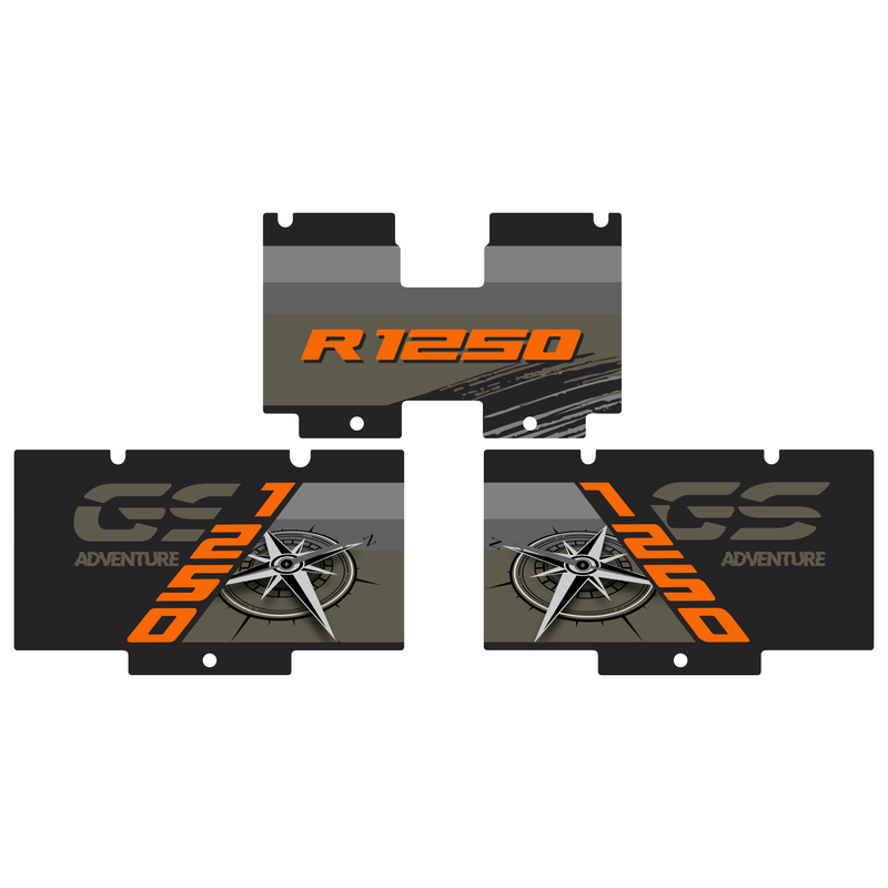 1045-19W R1250 GS/GSA TOP BOX WRAP OLIVE MATT - RubbaTech.SA