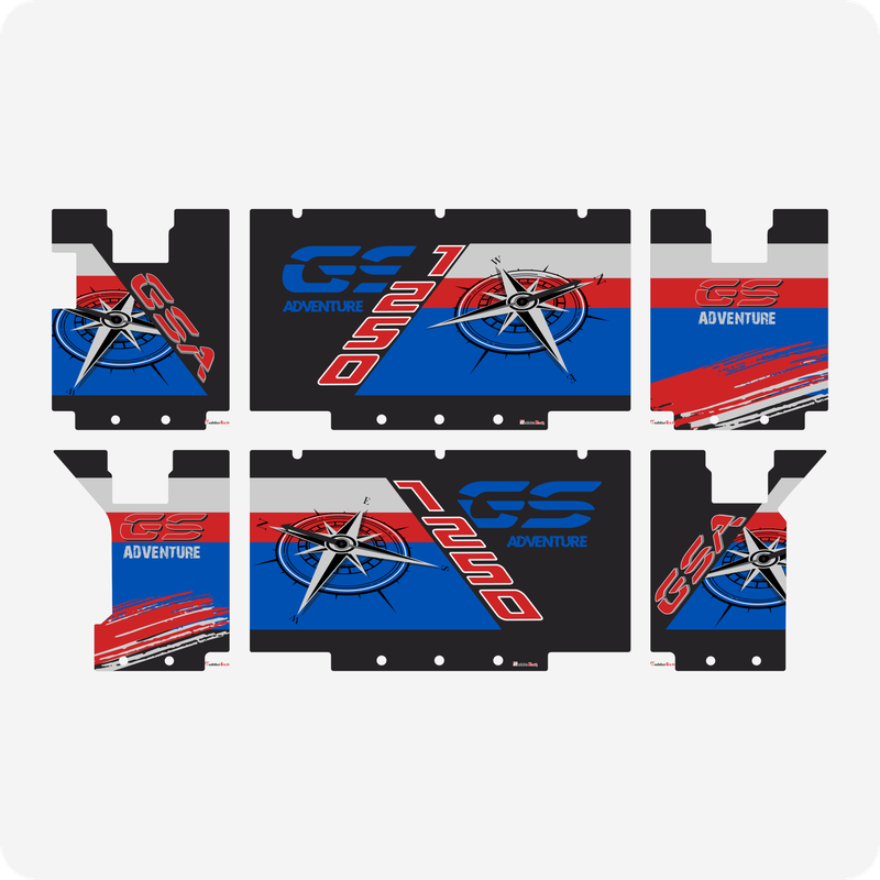 1046-16W R1250 GS/GSA PANNIER WRAP BLUE ADVENTURE - RubbaTech.SA