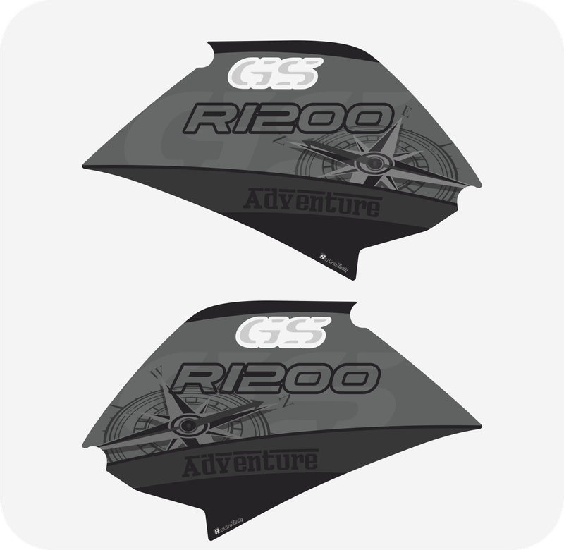2013-22 R1200GS WRAP CHARCOAL/BLACK - RubbaTech.SA