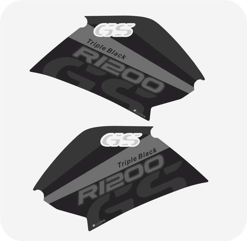 1013-26 R1200GS WRAP TRIPLE BLACK - RubbaTech.SA