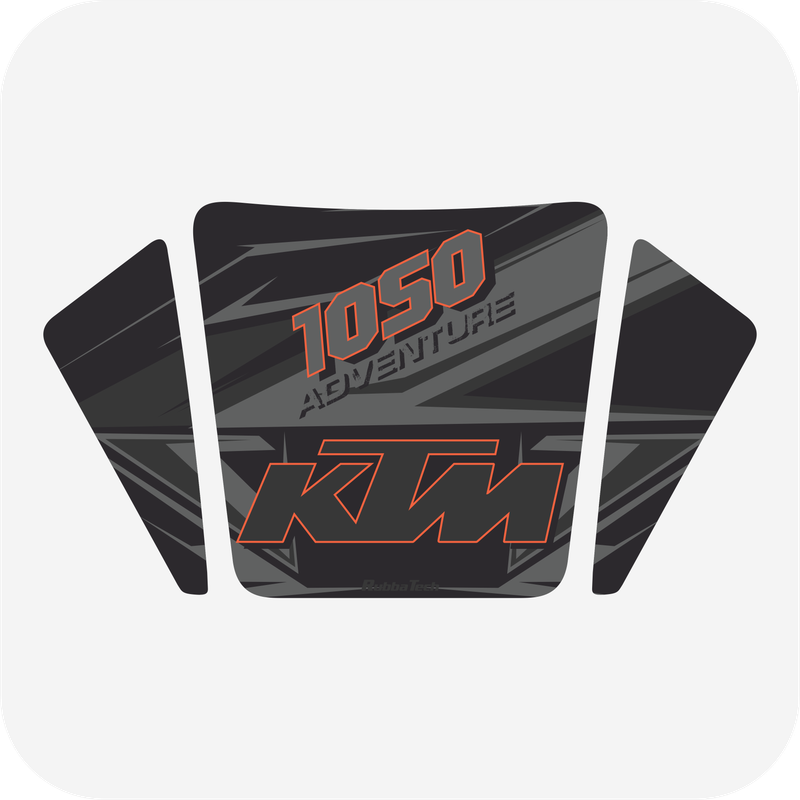 1023-4 KTM 1050 TANK PAD - RubbaTech.SA