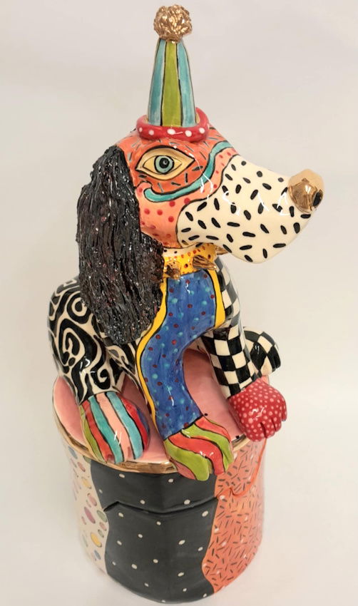 "Cocker on her biscuit box" - GALLERY 1608