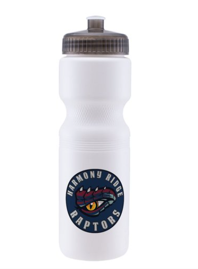 Harmony Ridge Plastic Water Bottle - Black & White Creative