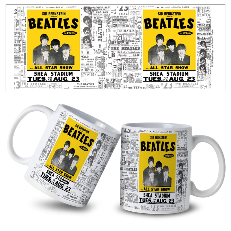 The Beatles - Shea Stadium Concert Poster