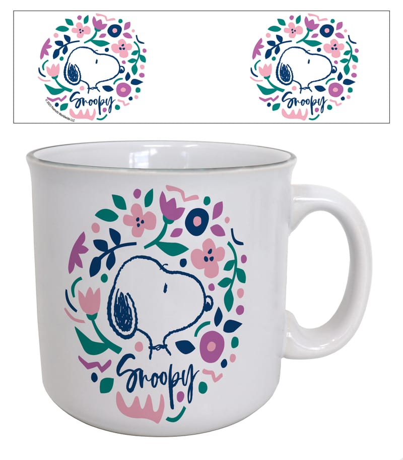 Peanuts - Snoopy - Floral