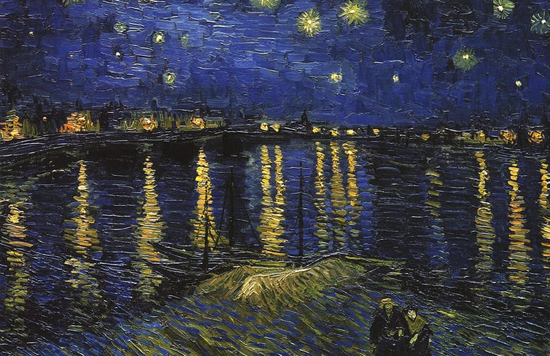 Van Gogh - Starlight Over Rhone 11 x 17 Poster