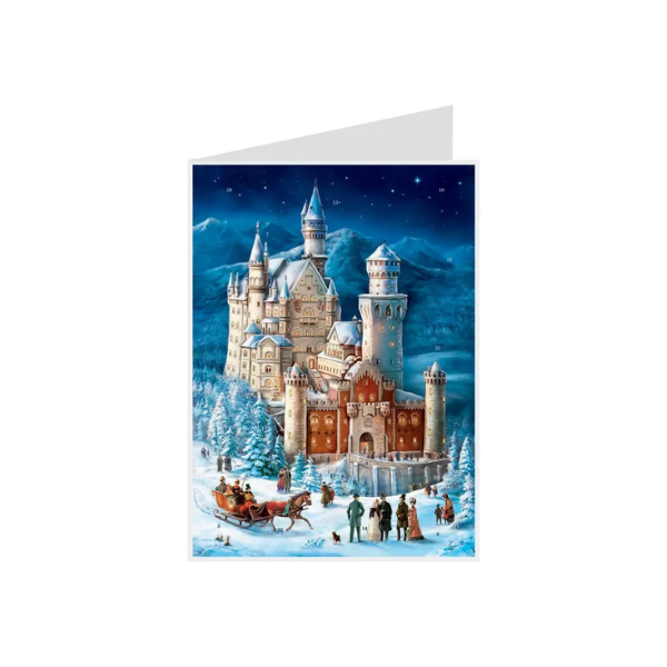 Carte Postale Calendrier de l'Avent ecuries