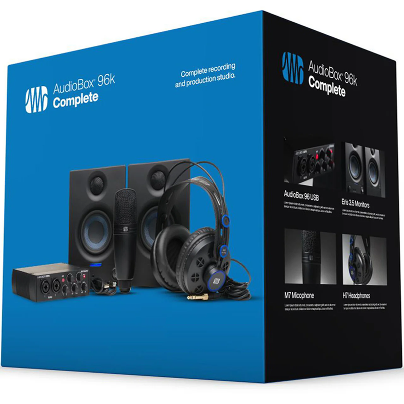 PreSonus AudioBox 96k Complete Bundle - TURNKEY MUSIC & MULTIMEDIA