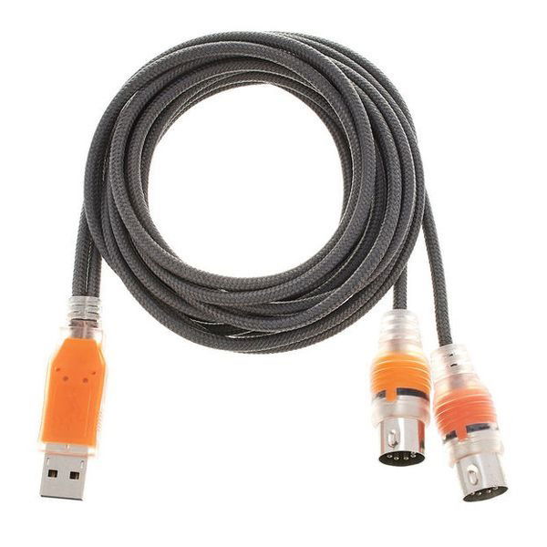 ESI MIDIMATE eX – 2-In/2-Out USB MIDI Interface Cable for Mac & PC