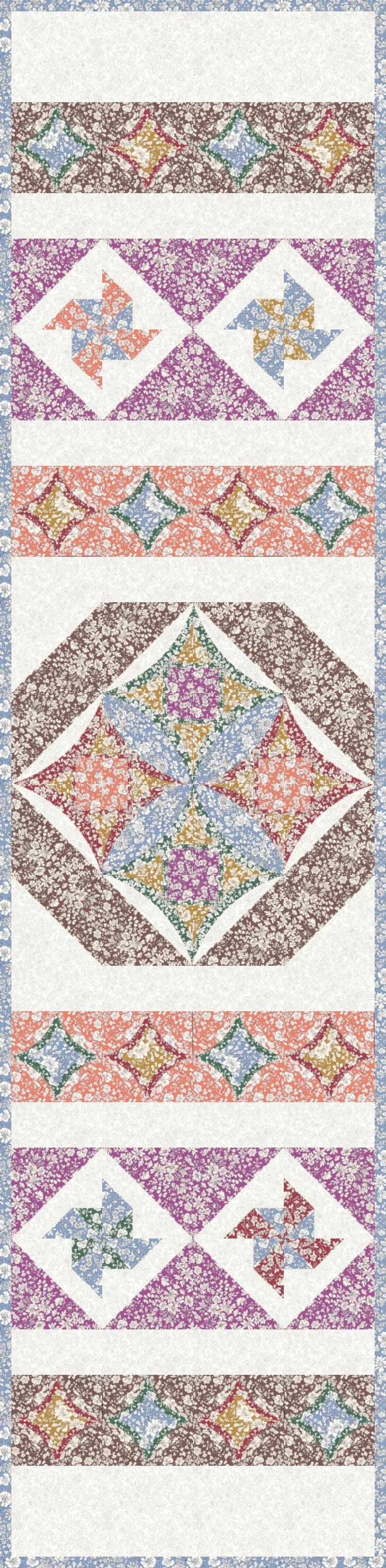 Mirliton Pinwheel Cushion Pattern - Suzanne Campion